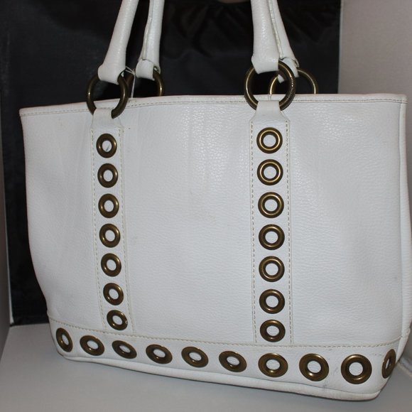 Isabella Fiore | Bags | Isabella Fiore Large Womens White Tote | Poshmark
